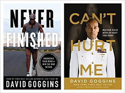 (Combo) Cant hurt me + Never Finished - David Goggins – BooksTech